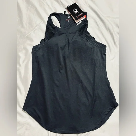 Spyder | Tops | Nwt Spider Active Seamless Mesh Trimmed Removable Pad ...